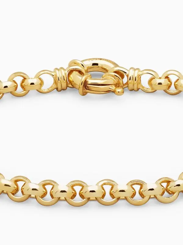 Tom Wood Rolo Chain Bracelet - Gold | Editorialist TOM WOOD