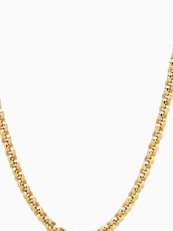 Tom Wood Rolo Chain Necklace - Yellow