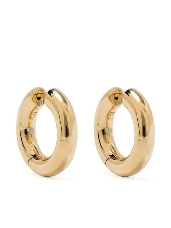 Tom Wood Chunky Hoop Earrings - Gold