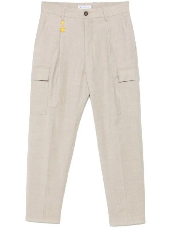 MANUEL RITZ Pleated Cargo Pants
