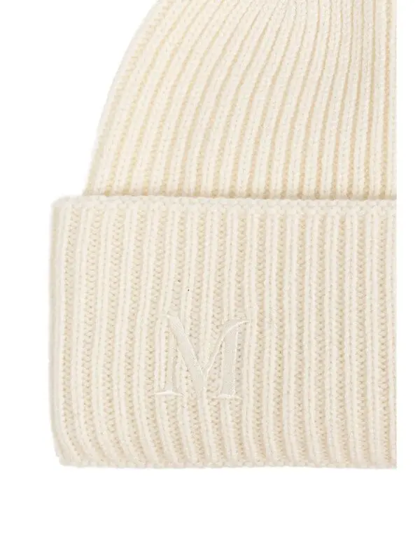 Max Mara Cashmere Beanie - White