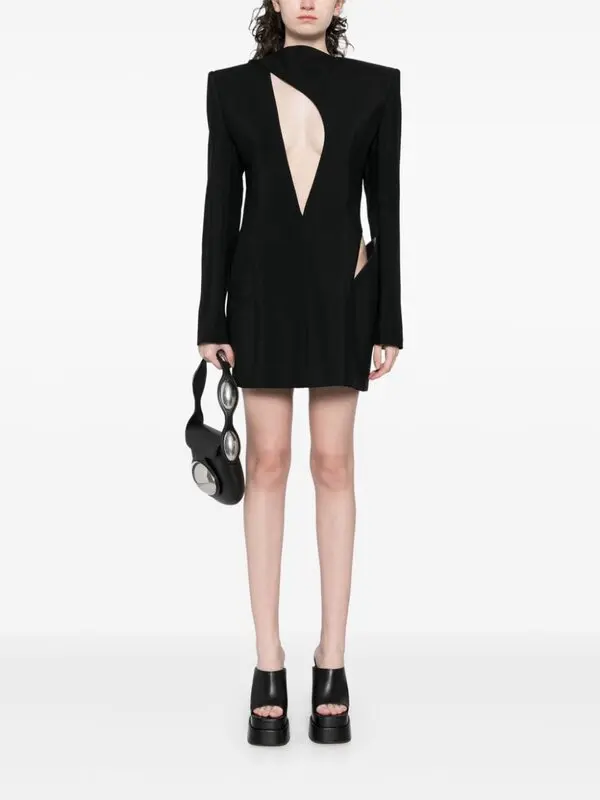 MUGLER Cut-out Tailored Dress