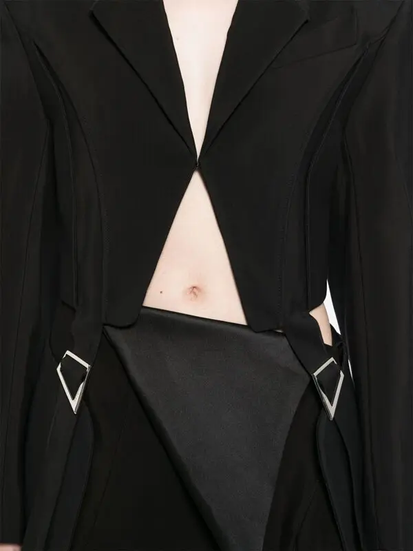 MUGLER Buckled Tailored Blazer