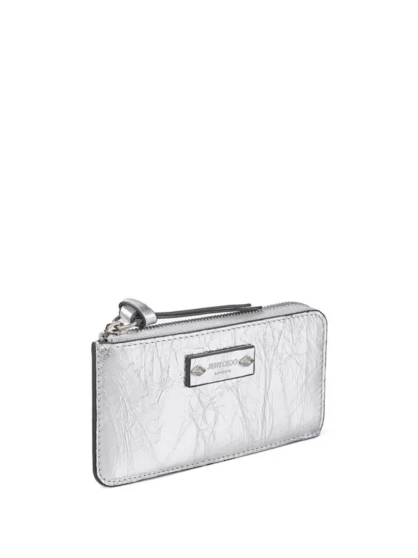 JIMMY CHOO Lise-z Wallet - Silver