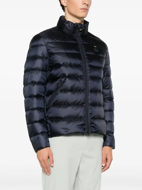 BLAUER. Quilted Puffer Jacket - Blue