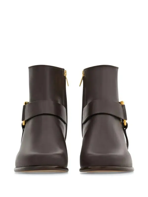 FERRAGAMO Gancini Boots - Brown