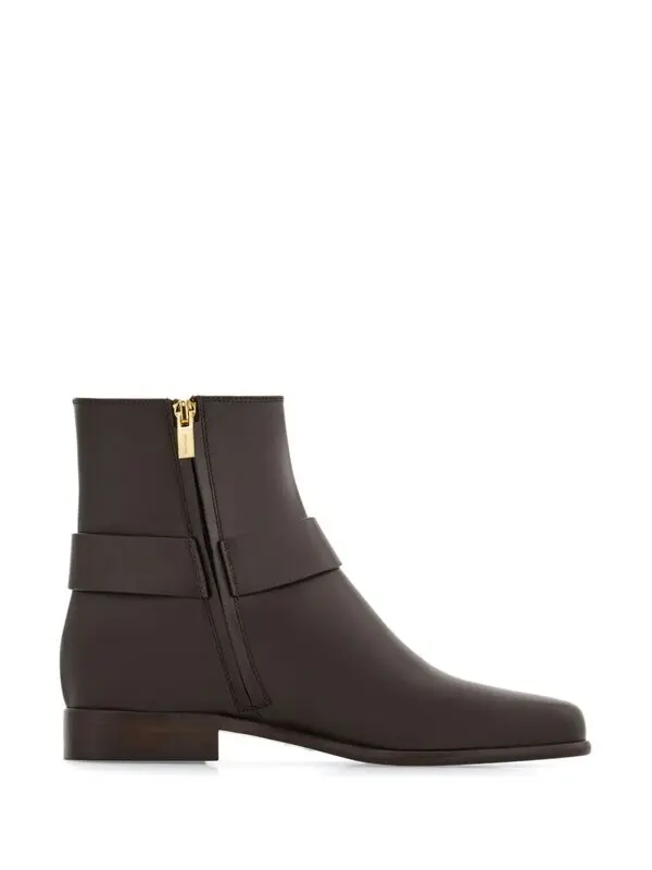 FERRAGAMO Gancini Boots - Brown