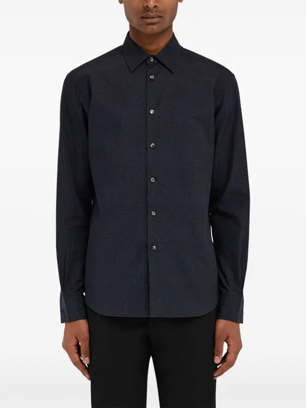 FERRAGAMO Textured-finish Shirt