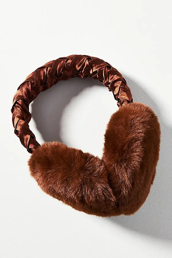 Anthropologie Faux-Fur Earmuffs In Brown - 27% Off  display picture 2