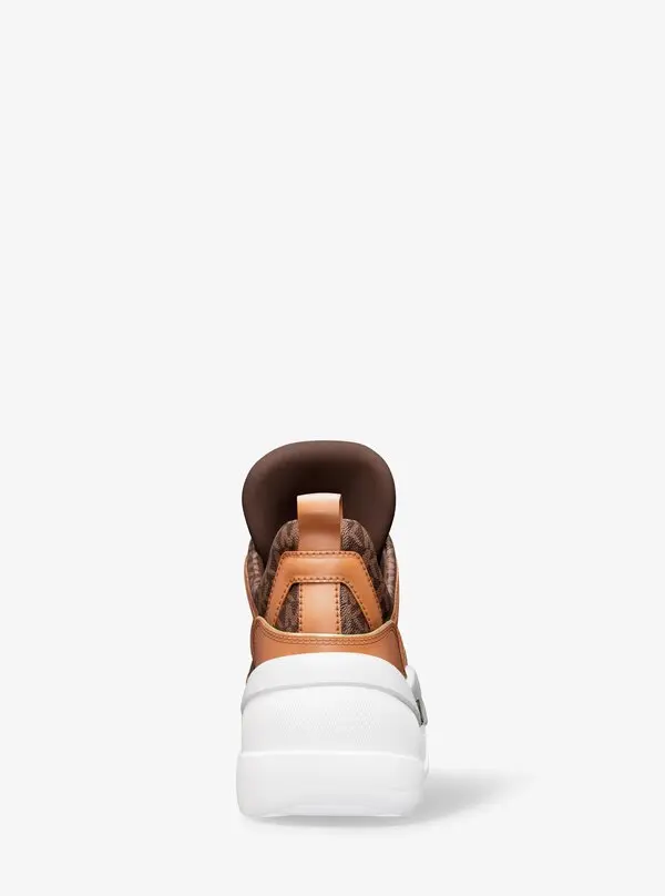 Michael Kors Olympia Signature Logo Trainer