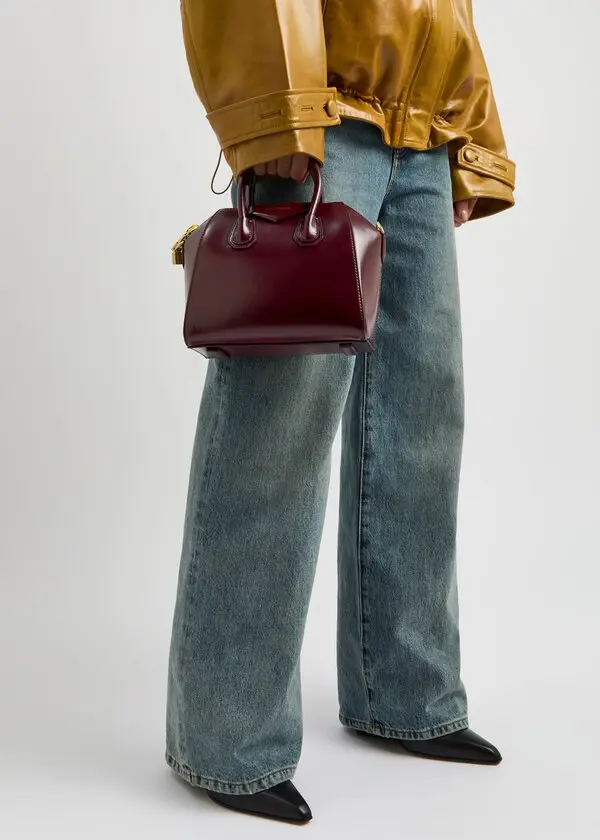 Givenchy Antigona Mini Leather Top Handle Bag