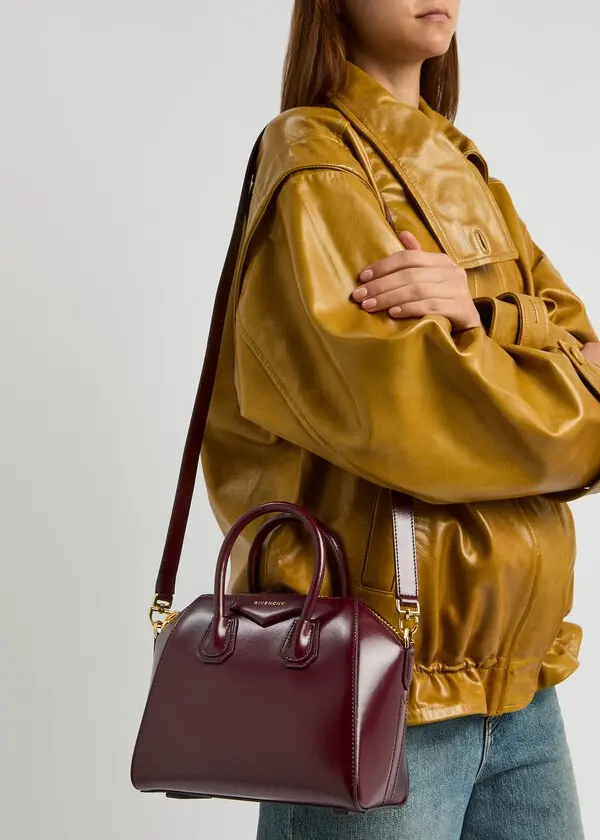 Givenchy Antigona Mini Leather Top Handle Bag