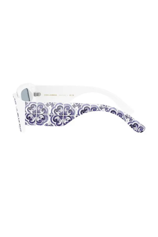 Dolce & Gabbana Rectangular Sunglasses - Blue Multi