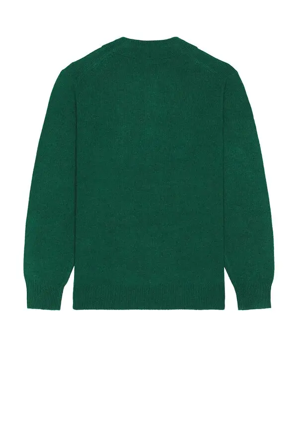BEAMS Knit Polo 9g In Green - Bright Green