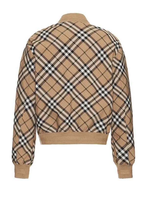 Burberry Check Bomber Jacket