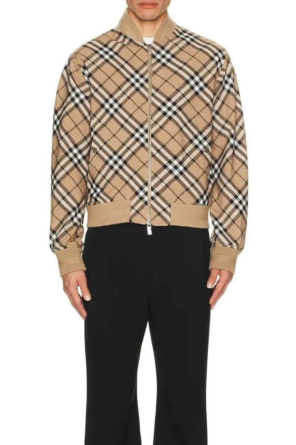 Burberry Check Bomber Jacket