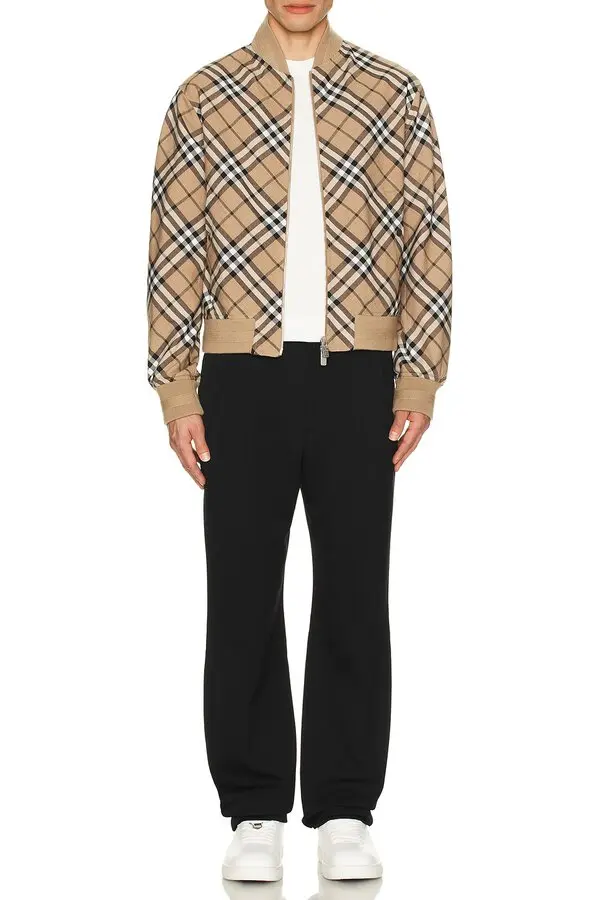 Burberry Check Bomber Jacket