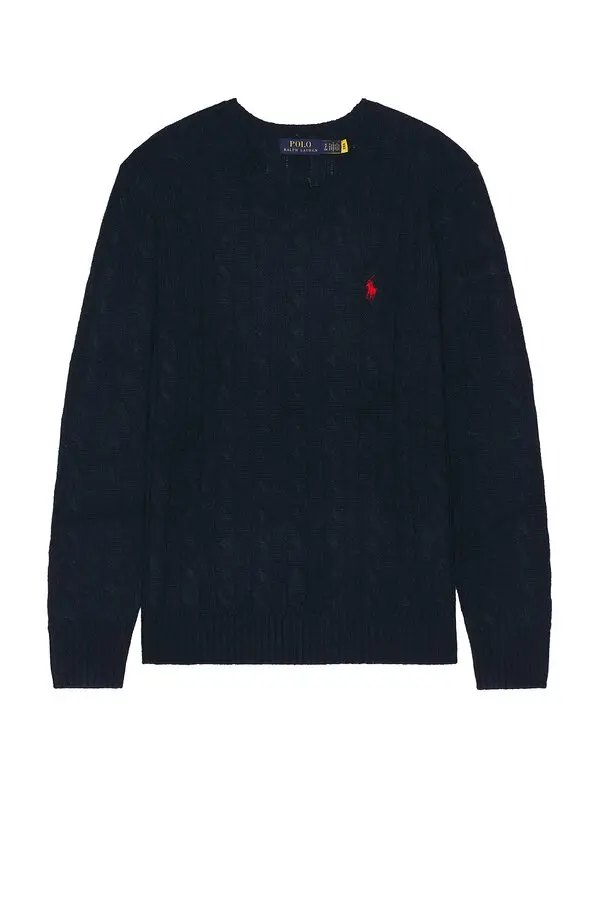 Polo Ralph Lauren Cable-knit Wool-cashmere Sweater