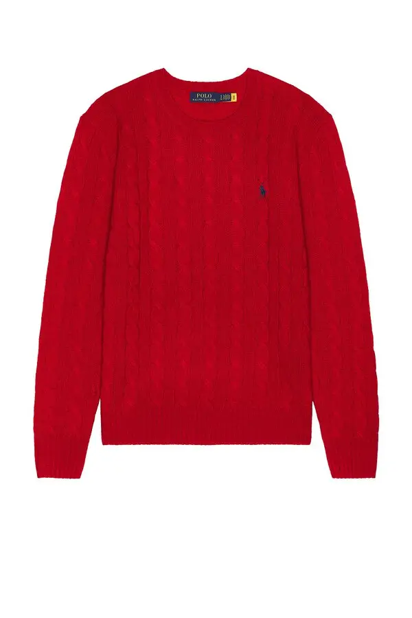 Polo Ralph Lauren Cable-knit Wool-cashmere Sweater
