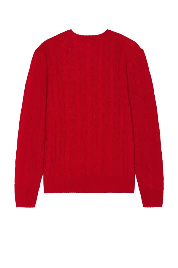 Polo Ralph Lauren Cable-knit Wool-cashmere Sweater
