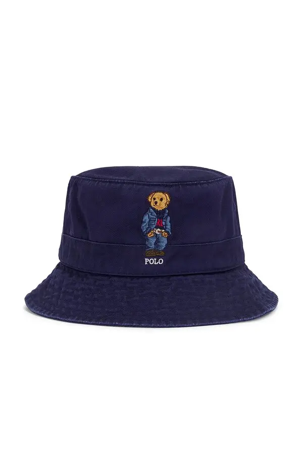 Ralph Lauren Bear Loft Bucket Hat