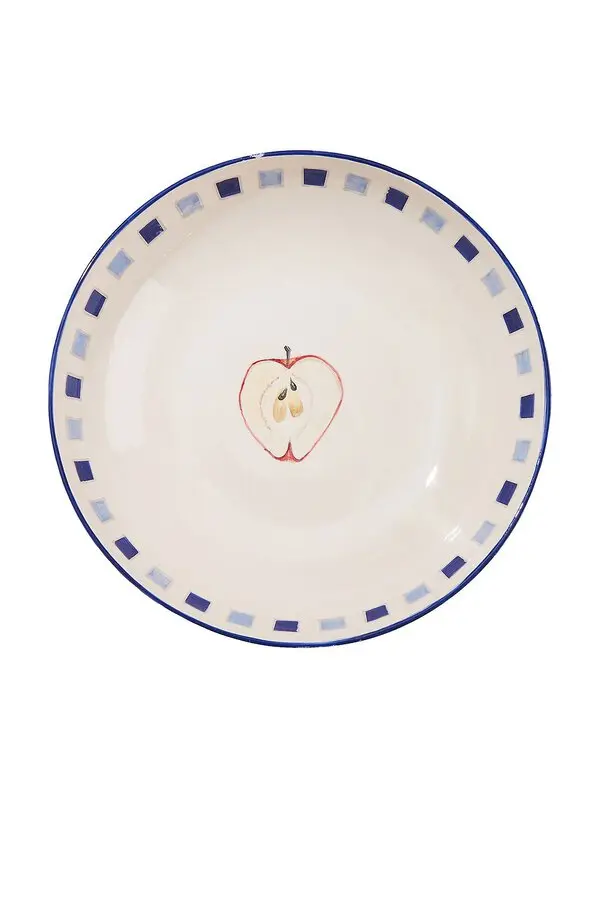 MISETTE Hand-painted Serving Bowl - Blue