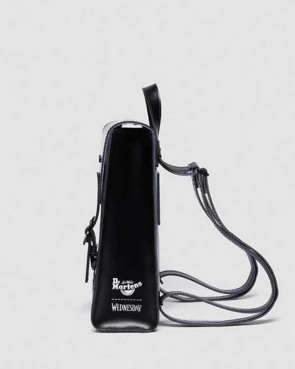 Dr. Martens Wednesday Leather Mini Backpack - Black | Editorialist