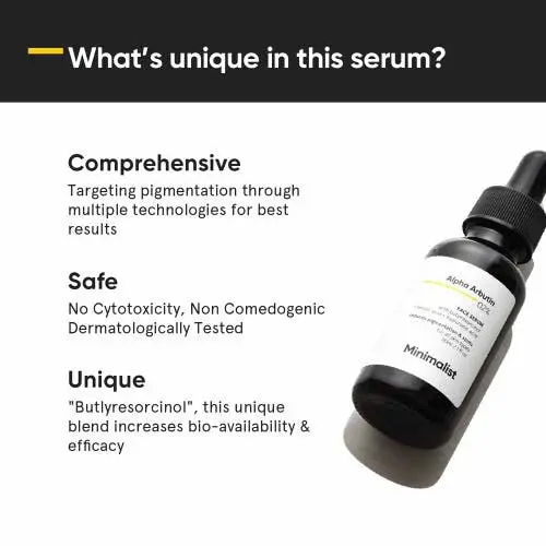 MINIMALIST Alpha Arbutin 02% Face Serum