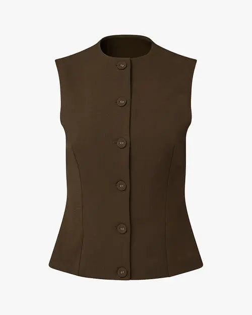 WeWoreWhat Button-down Vest