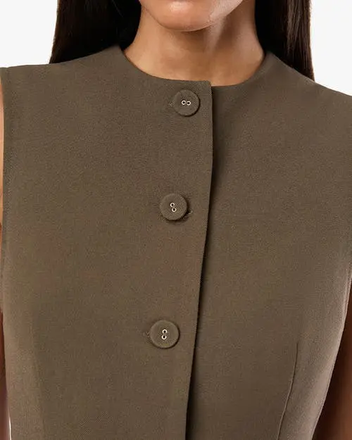 WeWoreWhat Button-down Vest