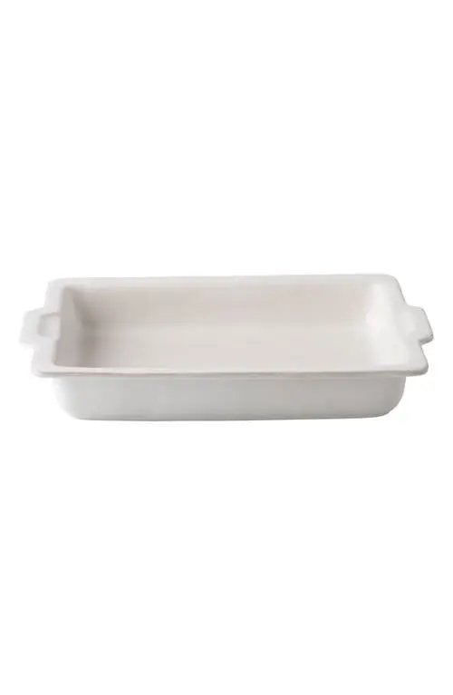JULISKA Puro Large Ceramic Baking Dish - Whitewash