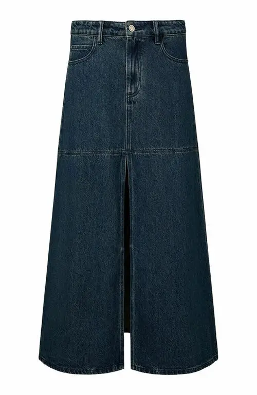 WeWoreWhat Denim Maxi Skirt
