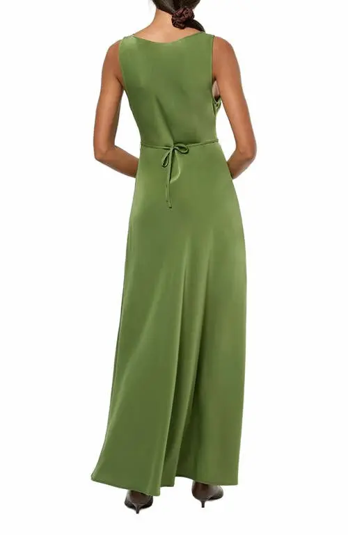 green emerald velvet dress Halter Dress  WeWoreWhat