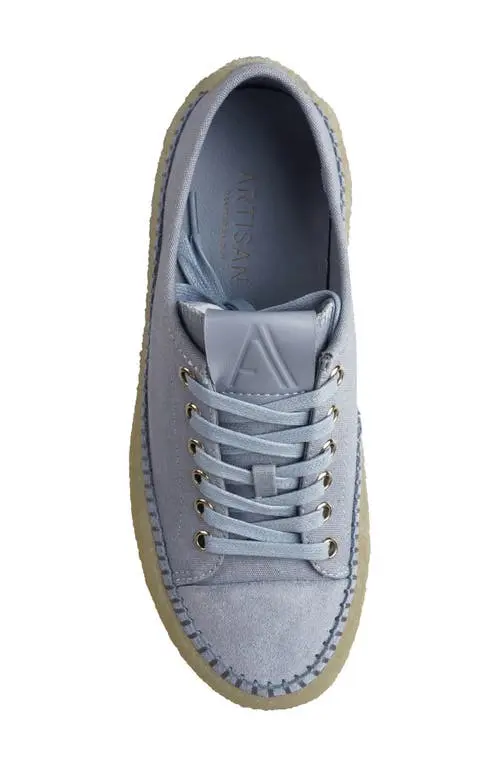 ARTISAN CRAFTED BY ZIGI Clover Low Top Sneakers - Light Blue Suede