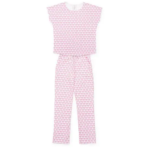LILA AND HAYES Marcia Pajama Pant Set - Cartie Butterflies