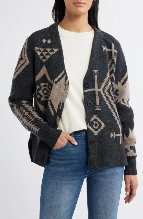 Pendleton Oversize Wool-blend Cardigan