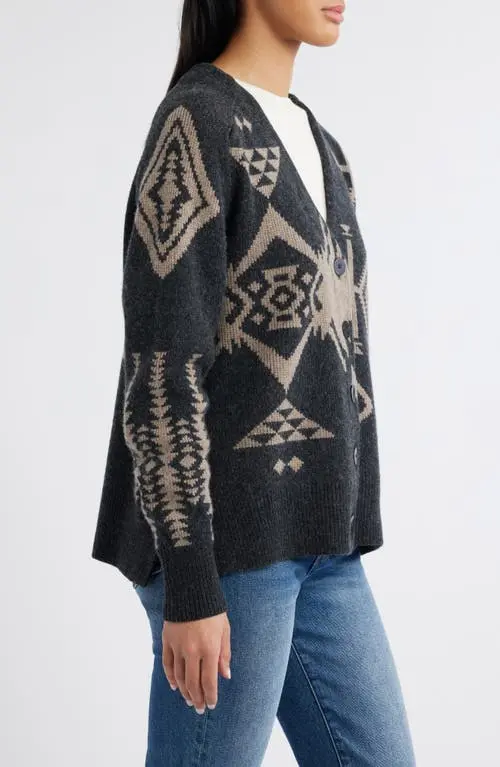 Pendleton Oversize Wool-blend Cardigan