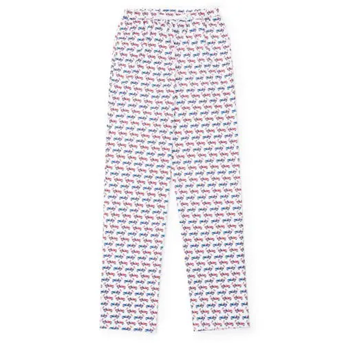 LILA AND HAYES Brent Hangout Pant - Patriotic Jeeps