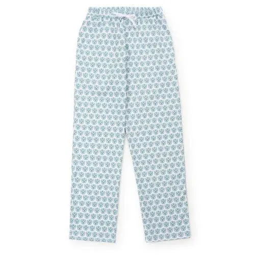 LILA AND HAYES Brent Hangout Pant - Pickleball Crest Blue