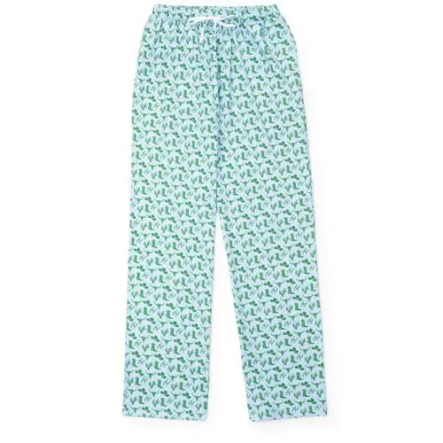 LILA AND HAYES Brent Hangout Pant - Wild West Blue