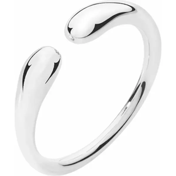 LUCY QUARTERMAINE Double Drop Ring - Sterling Silver