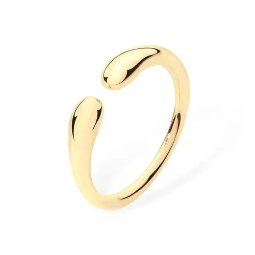 LUCY QUARTERMAINE Double Drop Ring - Gold