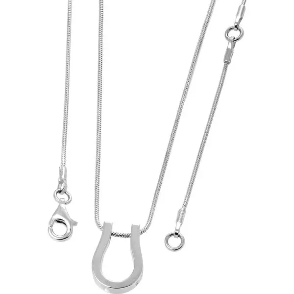 LUCY QUARTERMAINE 925 Horse Shoe Pendant - Sterling Silver