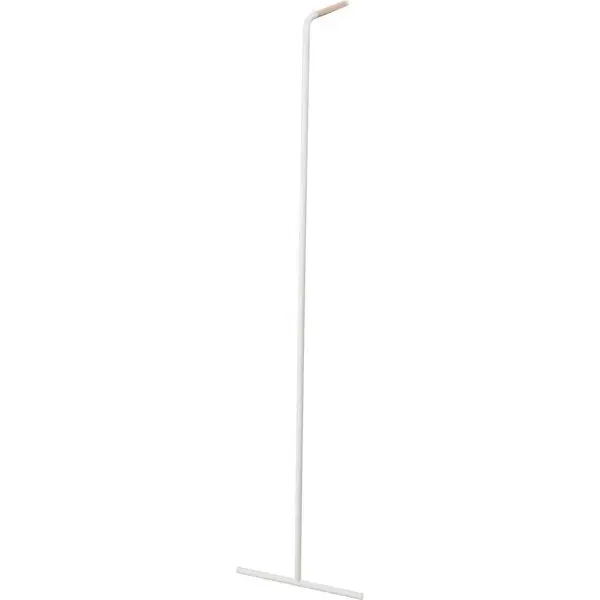 YAMAZAKI Leaning Tower Slim Coat Rack - White