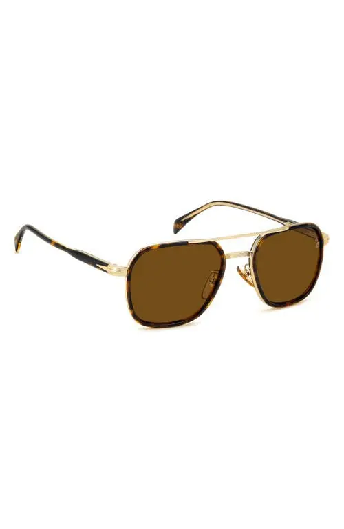 DB EYEWEAR BY DAVID BECKHAM 54mm Aviator Sunglasses