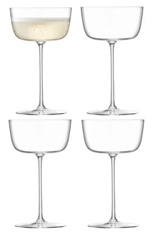 LSA Borough Set Of 4 Cocktail Saucers