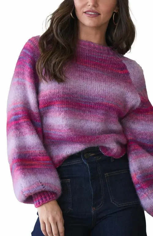 BTB LOS ANGELES Sunrise Sweater - Pink Ombre