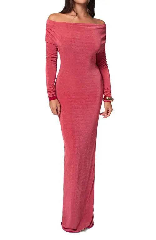 JLUXLABEL Ashton Reversible Long Sleeve Knit Gown