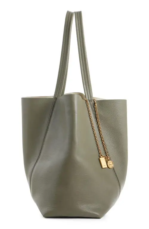 Chloé Spin Leather Tote - Aloe Green