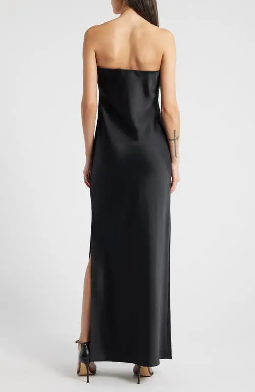 WAYF Odelle Strapless Maxi Dress